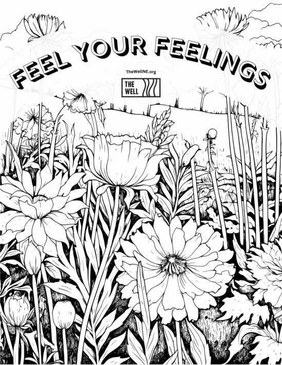 Mental Health Downloadable Coloring Sheets - The Well